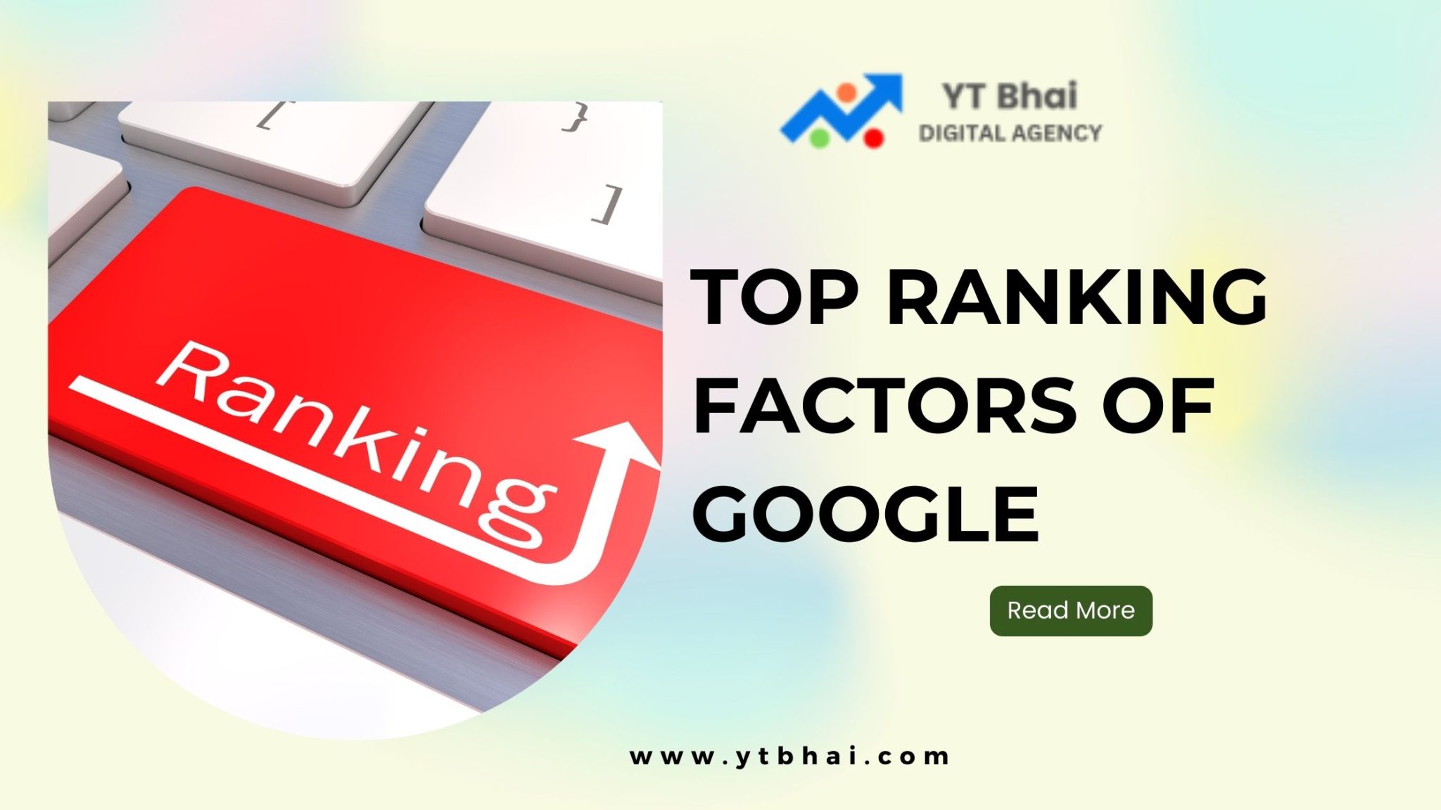 Top ranking factors of Google